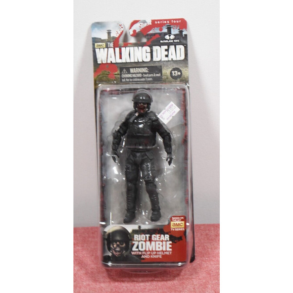 Toys | The Walking Dead Tv Series Riot Gear Zombie Series 4 Figure ...